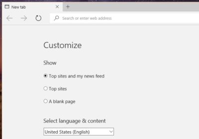 How To Customize The News Feed In Microsoft Edge Browser In Windows 10