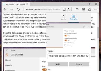 How To Save Links To The Reading List In Edge Browser [Windows 10]