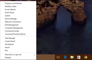 Replace Command Prompt With PowerShell on Power User Menu (Win 10)