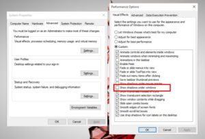How To Enable & Disable The Shadow In Windows 10