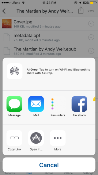 How To Open An EPub File In IBooks On Your IPhone
