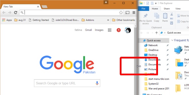 Retroactively Resize Two Windows Snapped Side By Side In Windows 10 retroactively-resize-two-windows-snapped-side-by-side-in-windows-10