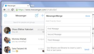 Message Multiple People On Facebook Without Adding Them To A Group [Chrome]