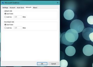 How To Limit The Upload And Download Speed In OneDrive