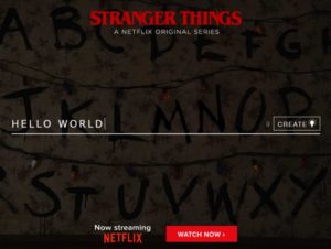 Create And Share Your Own Message Via The Stranger Things Letter Wall
