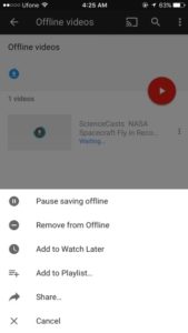 How To Save A Video Offline In The YouTube App