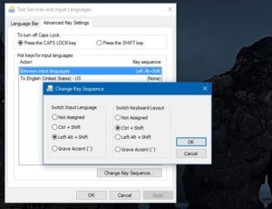 Change Keyboard Layout with a Keyboard Shortcut in Windows 10