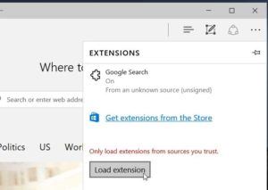 How To Install Extensions From Outside The Windows Store In Microsoft Edge