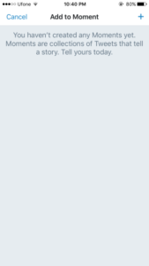 How To Create A Twitter Moment