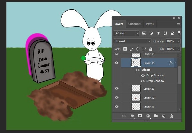 Add The Same Layer Style To A Layer Multiple Times In Photoshop CC