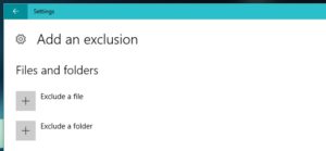 How To Exclude From Windows Defender In Windows 10