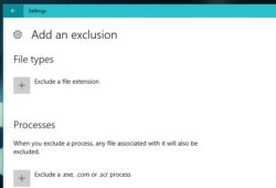 How To Exclude From Windows Defender In Windows 10