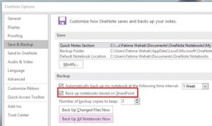 How To Fix OneNote Not Saving Local Backups