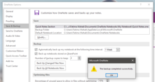 How To Fix OneNote Not Saving Local Backups