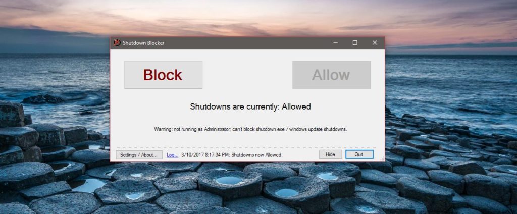 How To Block Shut Down And Restart On Windows 10
