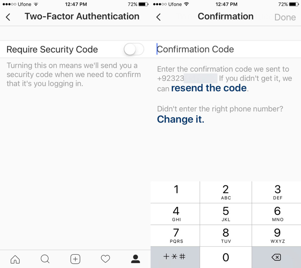 How To Turn On Two-Factor Authentication On Instagram