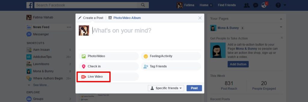 How To Go Live On Facebook From Your Desktop And Phone