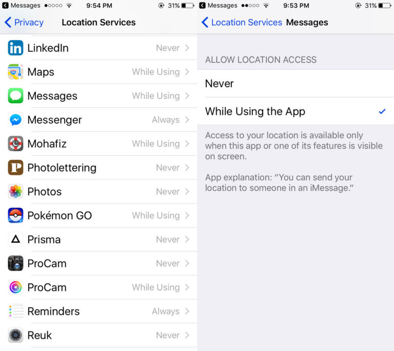 How To Share Your Live Location In Messages [iOS]
