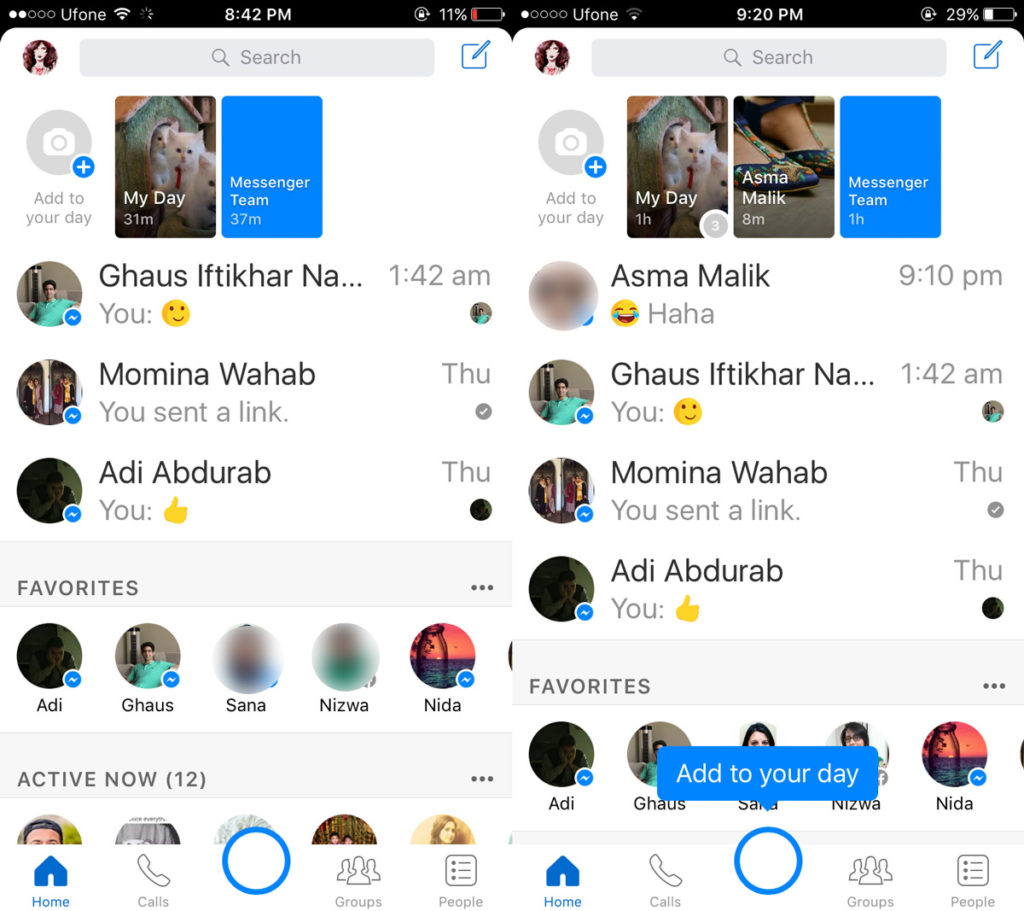 How To Share A Facebook Messenger Day Story