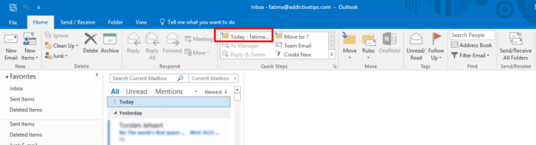 How To Move All New Emails To A Folder In Outlook Via Quick Steps how-to-move-all-new-emails-to-a-folder-in-outlook-via-quick-steps