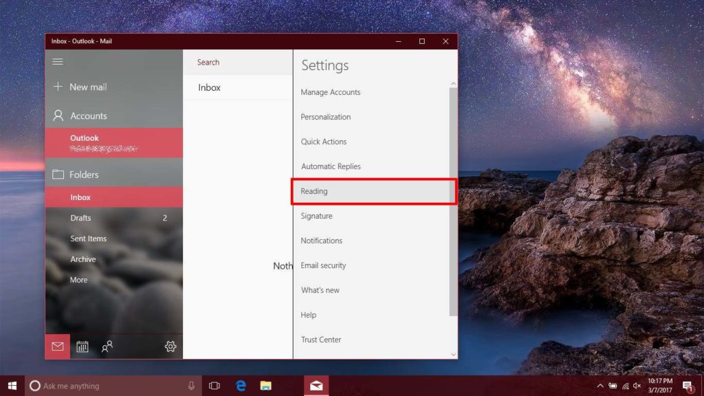Enable or Disable Focused Inbox in Windows 10 Mail App