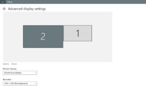 Different Resolutions for Multiple Monitors on Windows 10