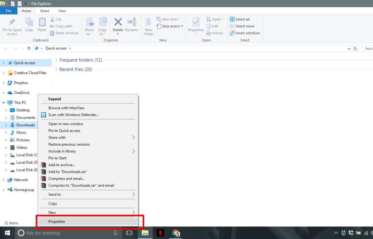 How To Change The Default Downloads Folder Path In Windows