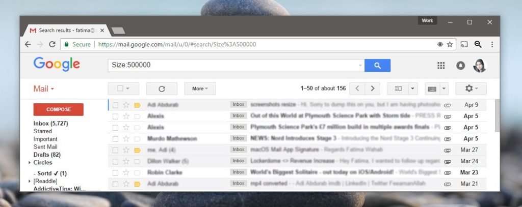 How To Search For Emails By Size In Gmail