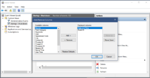 How To Log Startup And Shut Down Times In Windows