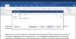 How To Find Whole Words In MS Word Instead Of Text Strings