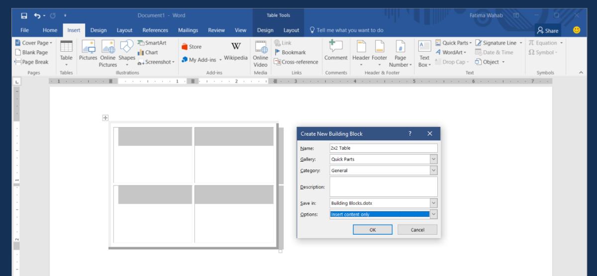How To Create A Quick Part In Word 2013 Oolasopa