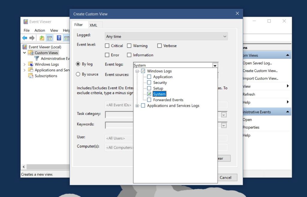 How To Log Startup And Shut Down Times In Windows