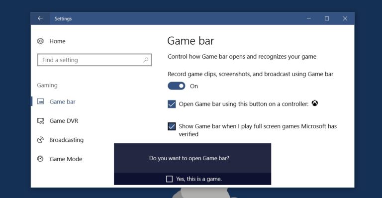How To Turn Off Game Bar In Windows 10