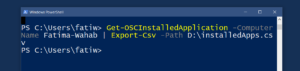 Use A PowerShell Script To Get A List Of Installed Apps On Windows