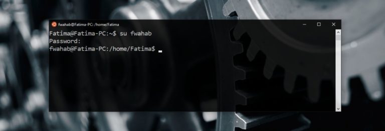 How To Add & Switch Users In Windows Subsystem For Linux