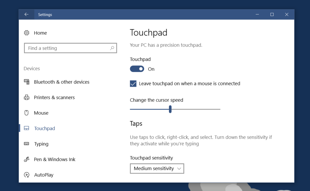 How To Disable Touchpad When A Mouse Is Connected In Windows 10