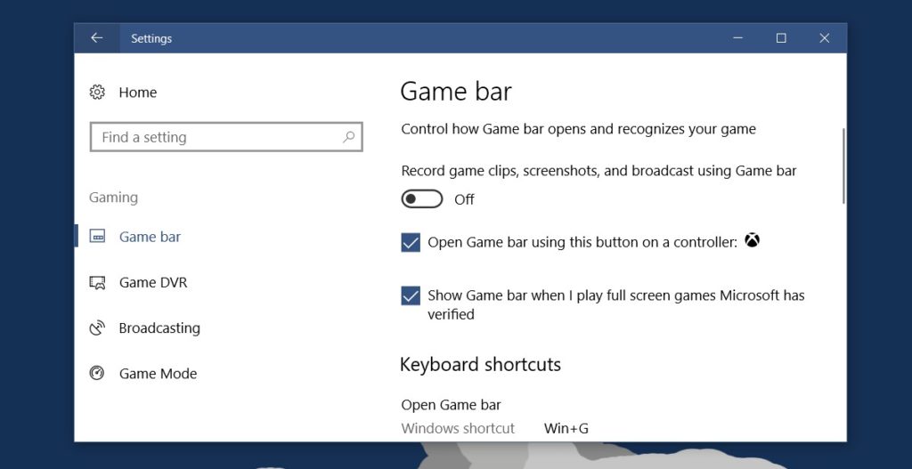 How To Turn Off Game Bar In Windows 10