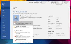 How To Mark A Document As Final In MS Word