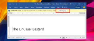 How To Mark A Document As Final In MS Word