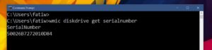 How To Find The Hard Drive Serial Number In Windows