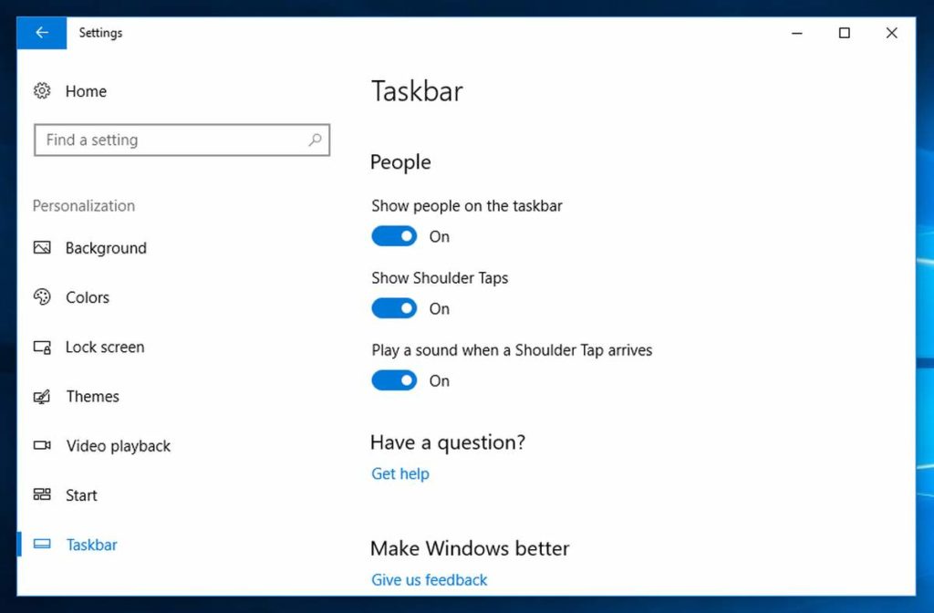 How To Remove The People Bar In Windows 10