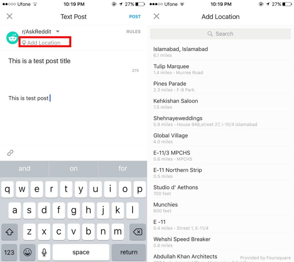 How To Add Your Location To A Reddit Post