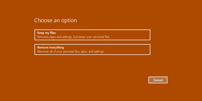 A Look At Files Kept After A Windows 10 Reset