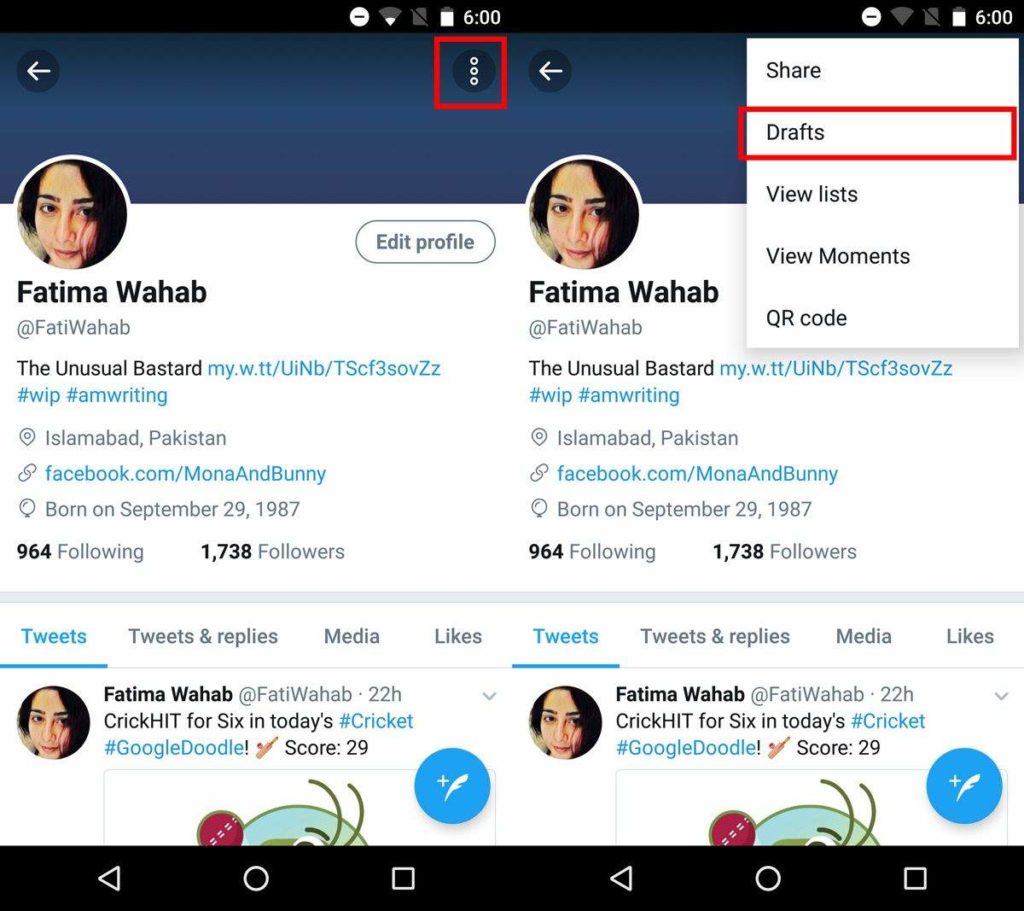 Where Are Draft Tweets Saved In The New Twitter Apps