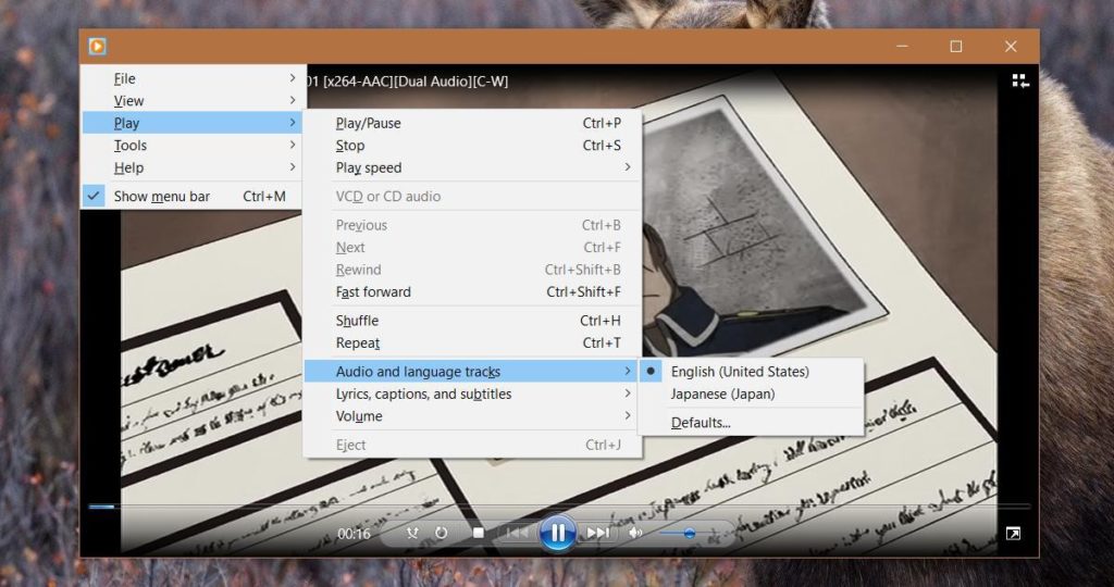 How To Select An Audio Track In Windows Media Player