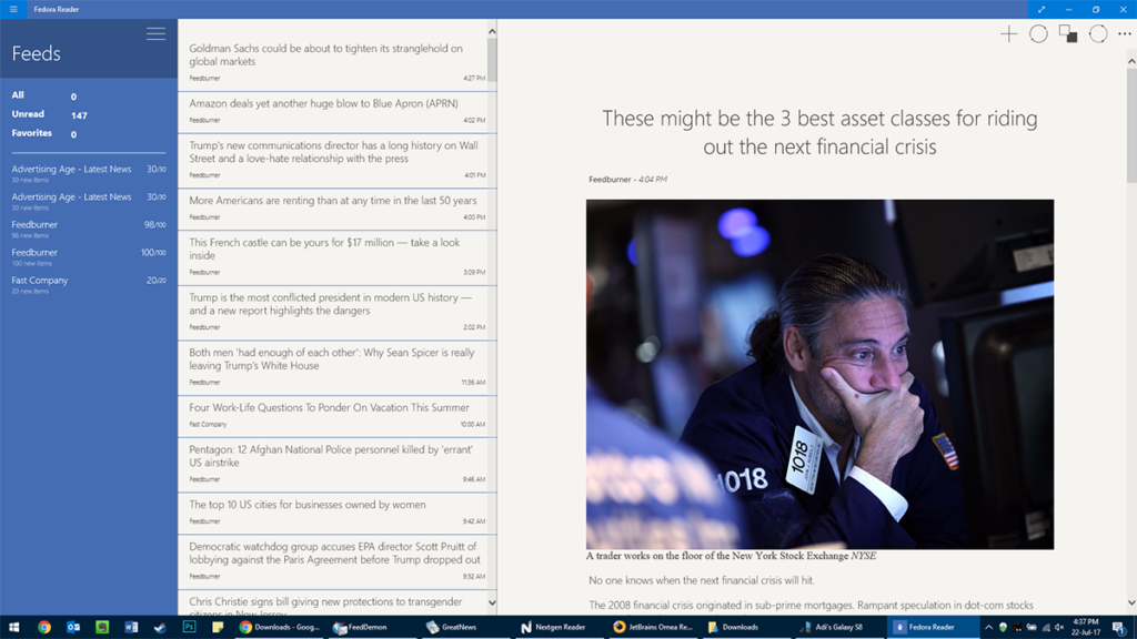 Eight Best RSS Readers for Windows 10