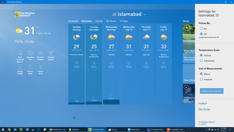 6 Best Weather Apps For Windows 10
