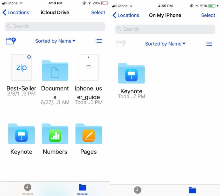 Our First Look At The Files App In iOS 11