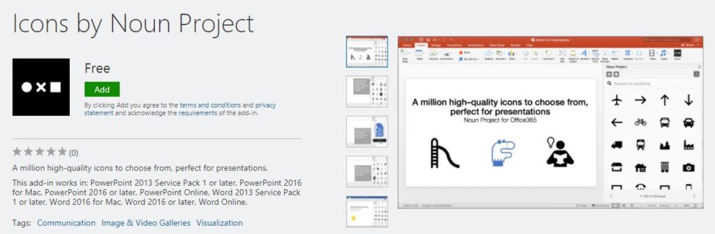 Get The Noun Project Add-in For MS Word And PowerPoint