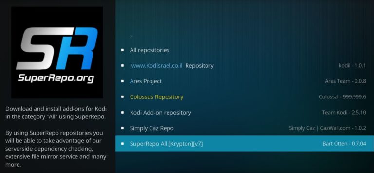 How to Install SuperRepo on Kodi - SuperRepo Kodi Repository